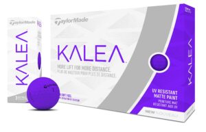 taylormade women's kalea golf balls, purple, one dozen (2019)