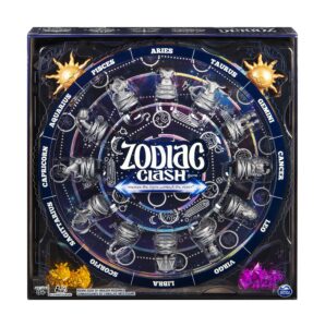 spin master games spin master zodiac clash, strategic 3d solar system board game, for 2 or 4 players aged 8 and up