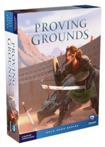 renegade game studios proving grounds solo hero series ages 10+ defeat your foes in 30-40 minutes in real time rounds