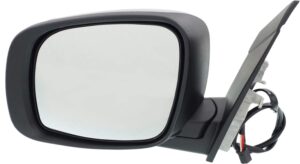 kool vue driver side power heated mirror for chrysler town & country dodge grand caravan 2008-2010 with signal light; without memory chrome