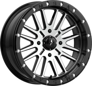 msa offroad wheels ma37 18x7 4x137 g-blk mach 10mm - m37-018737