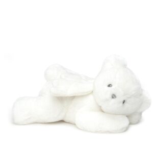 gund baby my little angel bear with chime plush stuffed bear 7”, multicolor, 9"