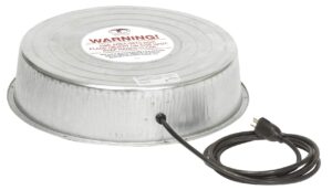 little giant® water heater base | glvanized heater base | 110 watts