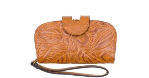 patricia nash claudia wristlet- gold