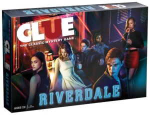 clue: riverdale board game | features popular characters and locations from the cw tv show riverdale | official riverdale merchandise | artwork from riverdale seasons | themed clue game