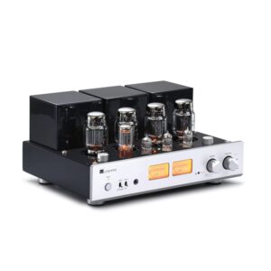 muzishare x7 kt88 x4 vacuum tube integrated amplifier push-pull power amp mm phono tube amplifier balanced xlr 2022 remote