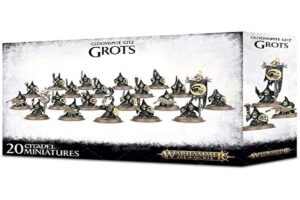 warhammer age of sigmar games workshop gloomspite gitz: grots (shootas/stabbas)