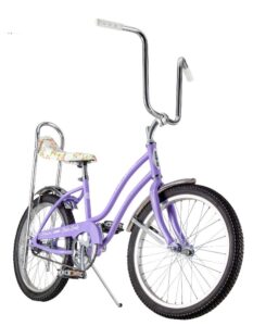 schwinn fair lady cruiser bike, 20-inch wheels, purple