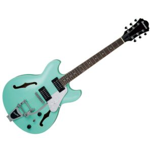 ibanez as63tsfg as artcore vibrante 6str electric guitar - sea foam green