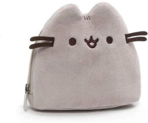 gund pusheen zipper coin case, 6.5 in