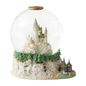 enesco - 6004342 wizarding world of harry potter hogwarts castle water globe, 7.1", multicolor