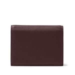 leatherology rfid brown slim card holder