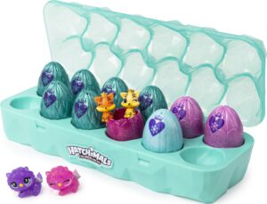 hatchimals colleggtibles, jewelry box royal dozen 12-pack egg carton with 2 exclusive (styles may vary)