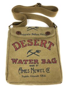 american glory unisex vintage look canvas desert crossbody handbag