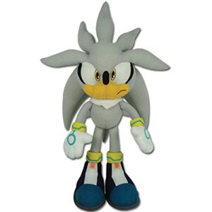 great eastern ge-8960 sonic the hedgehog plush - silver sonic, 13"