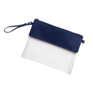 wholesale boutique navy clear purse