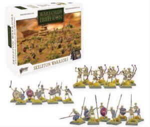 warlord games plastic skeleton warriors miniatures