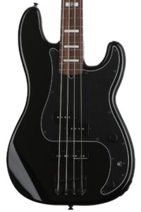 fender duff mckagen deluxe precision bass, black, rosewood fingerboard