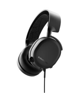 steelseries arctis 3 console stereo wired gaming headset for playstation 4, xbox 1, nintendo switch, vr, android and ios - black (renewed)