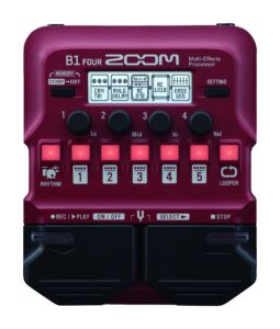 zoom b1 four bass multi-effects processor