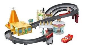 disney cars toys race around radiator springs playset