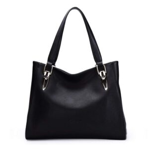 women genuine leather handbag for women large work tote bag with top handle purse satchel shoulder bag for women