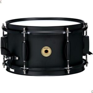 tama steel snare drum - 5.5 inches x 10 inches - black black