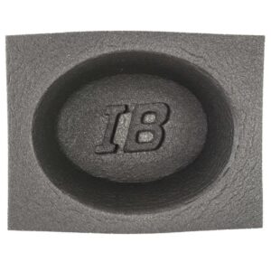 installbay - acoustic speaker baffles 6x8 inch oval standard - pair (ibbaf68)