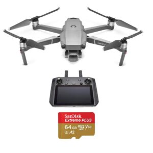 dji mavic 2 pro drone with smart controller - with 64gb microsdxc card