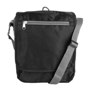 travelon triplogic slim crossbody shoulder bag (black)