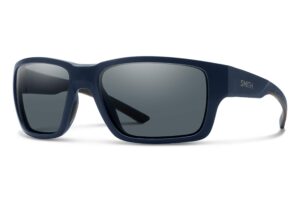 smith outback elite sunglasses matte deep ink/polarized gray