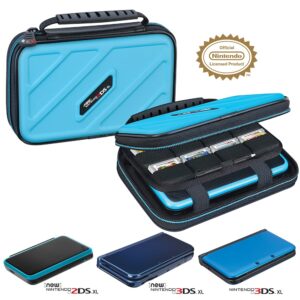 game traveler nintendo 3ds xl or 2ds case - compatible with nintendo 3ds, 3ds xl, 2ds, 2ds xl, new 3ds, 3dsi, 3dsi xl - includes game card pouch - licensed by nintendo