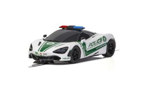 scalextric mclaren 720s police car 1:32 slot race car c4056