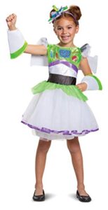 disguise buzz tutu deluxe toy story 4 child girls costume, s (4-6x), white