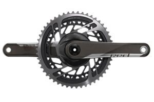 sram red axs crankset - 170mm, 12-speed, 50/37t, direct mount, dub spindle interface, natural carbon, d1