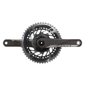 sram red axs crankset - 175mm, 12-speed, 50/37t, direct mount, dub spindle interface, natural carbon, d1