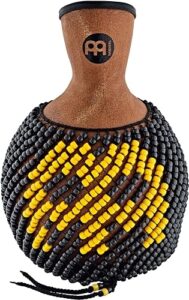 meinl percussion shekere gourd instrument with adjustable beaded net — not made in china — premium fiberglass, 2-year warranty (shr-br)