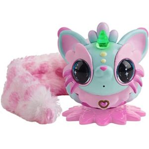 pixie belles - interactive enchanted animal toy, aurora (turquoise)