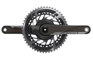 sram red axs power meter crankset - 175mm, 12-speed, 46/33t, direct mount, dub spindle interface, natural carbon, d1