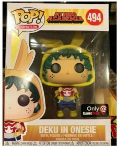 funko pop! my hero academia deku in onesie exclusive vinyl figure