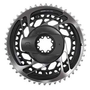 sram red axs power meter kit - 50/37t, 2x12-speed, 8-bolt direct-mount, polar gray, d1