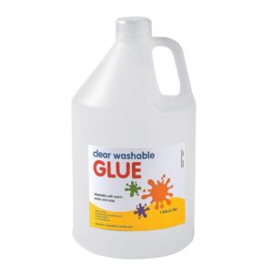 clear glue, 1 gallon, classroom, art and science supplies, great for crafts, slime and diy at home projects