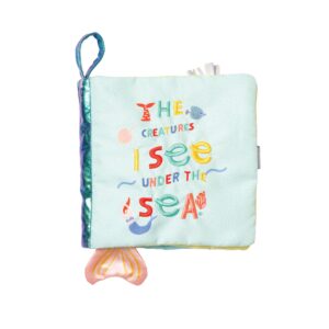 manhattan toy under the sea soft baby activity book with squeaker fish