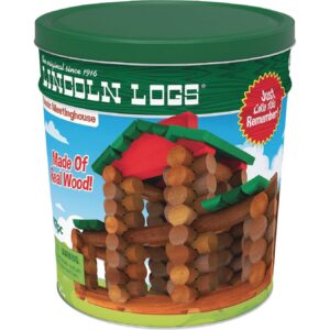 knex 00842 lincoln logs classic meetinghouse building set