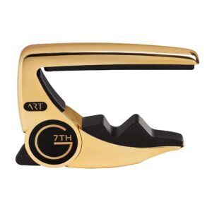 g7th performance 3 capo with art (steel string 18kt gold plate)