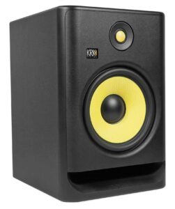 krk rp8 rokit 8 g4 professional bi-amp 8" powered studio monitor, black (rp8g4)