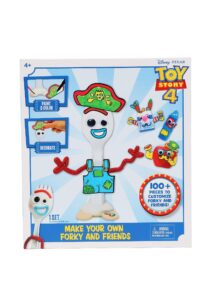 ​disney/pixar toy story 4 make your own forky and friends, creative art toy activity, gift for 5 to 7 year olds