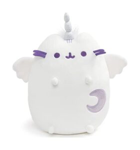 gund super pusheenicorn pusheen unicorn cat plush stuffed animal, white, 9"