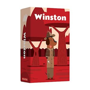 helvetiq winston card game - build the longest dachshunds and win! strategy game for dog lovers, fun family game for kids & adults, ages 6+, 2-6 players, 15 minute playtime, made