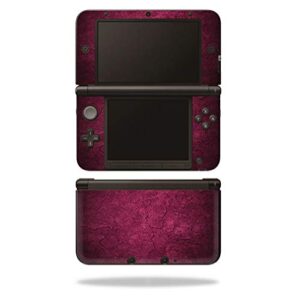 mightyskins skin compatible with nintendo 3ds xl original (2012-2014) - pink gravel | protective, durable, and unique vinyl wrap cover | easy to apply, remove, and change styles | made in the usa